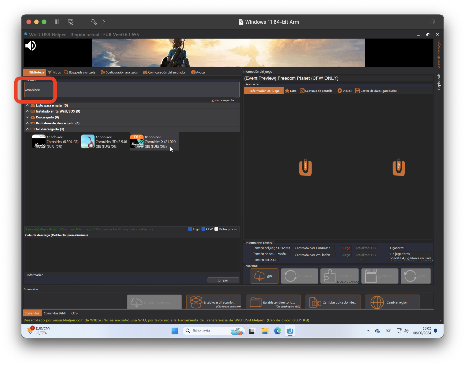 WiiU USB Helper: herramienta para juegos de 3DS, Wii y WiiU